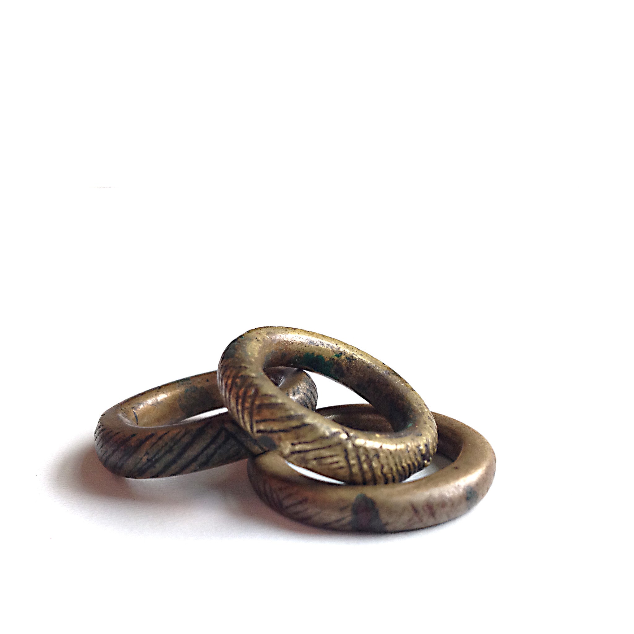 Dogon Brass Rings – Marteau