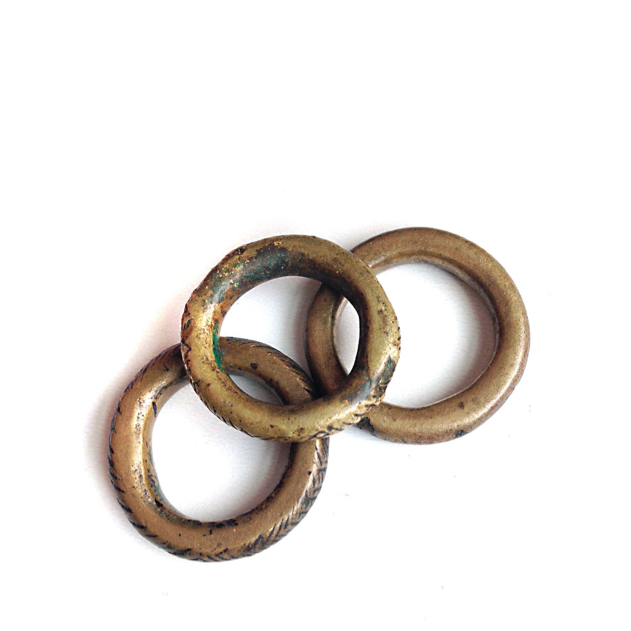 Dogon Brass Rings – Marteau